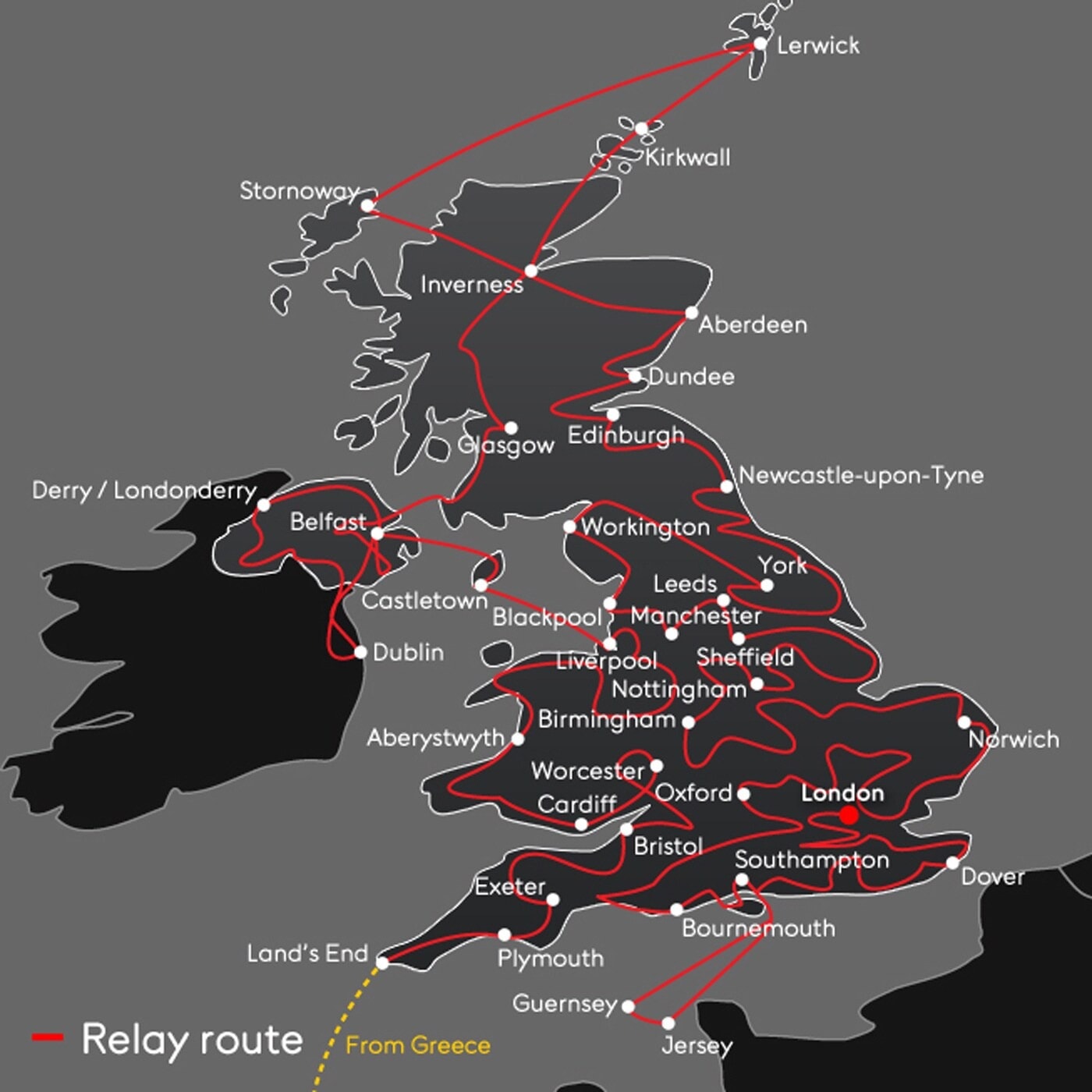 London 2012 Olympic Torch Relay - Highlights