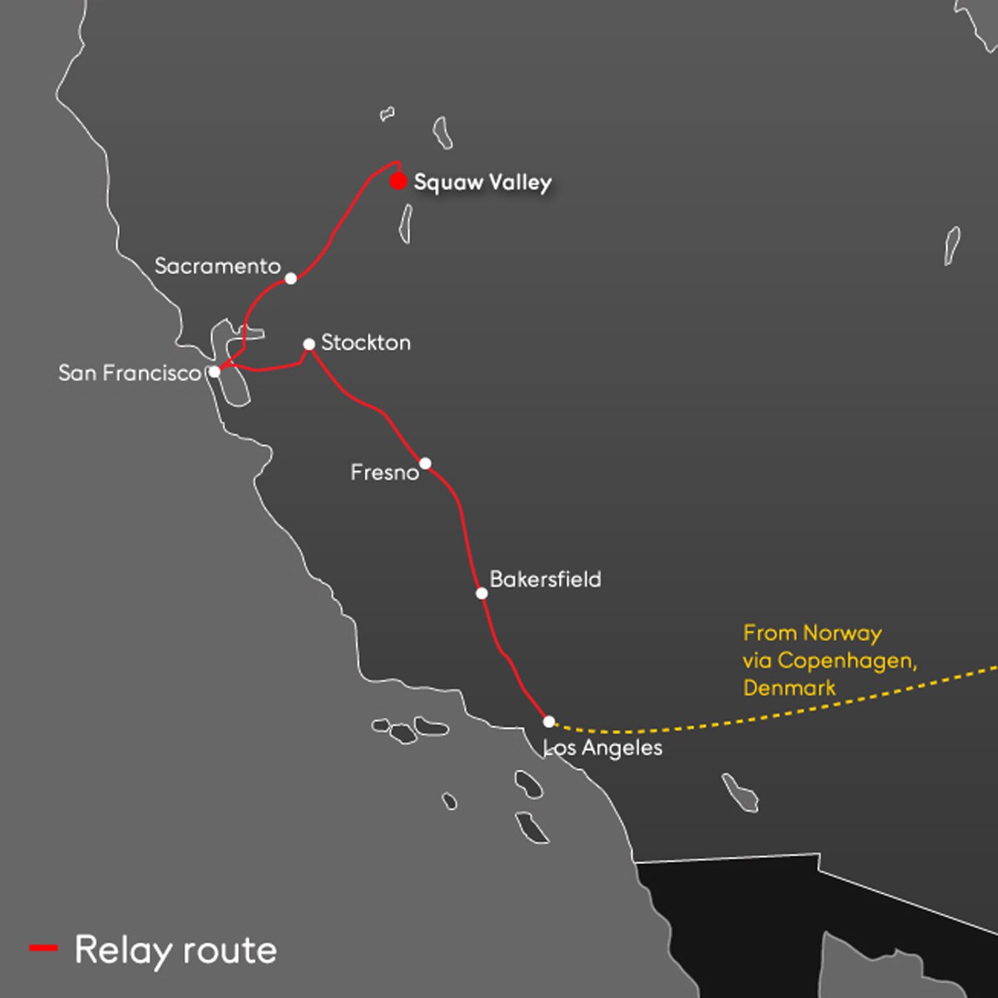 Squaw Valley 1960 Olympic Torch Relay - Highlights
