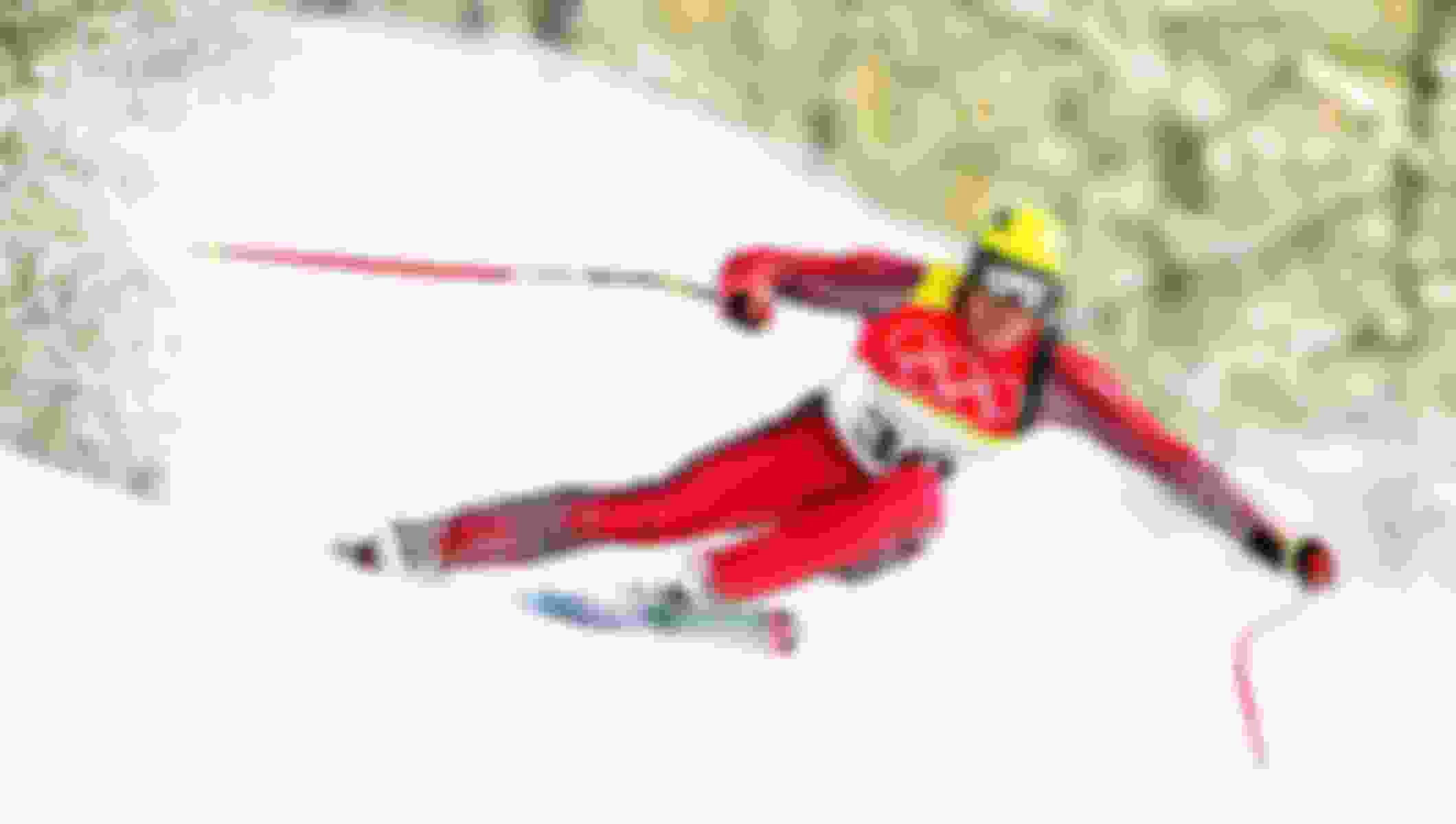 Hermann Maier A Spectacular Crash In The Downhill Followed By Two