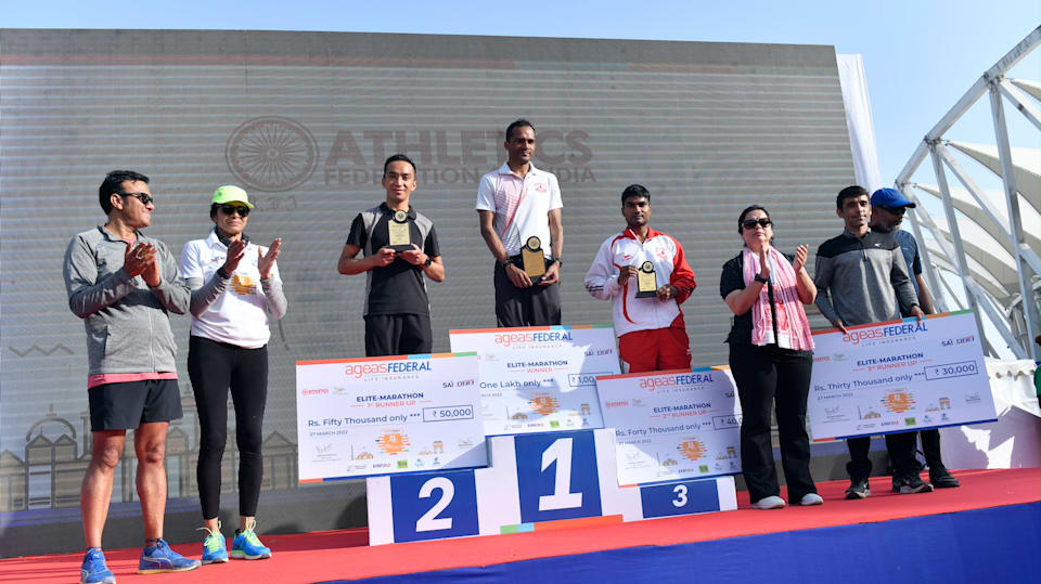 New Delhi Marathon 2022: Nitendra Rawat, five others, make Asian Games ...