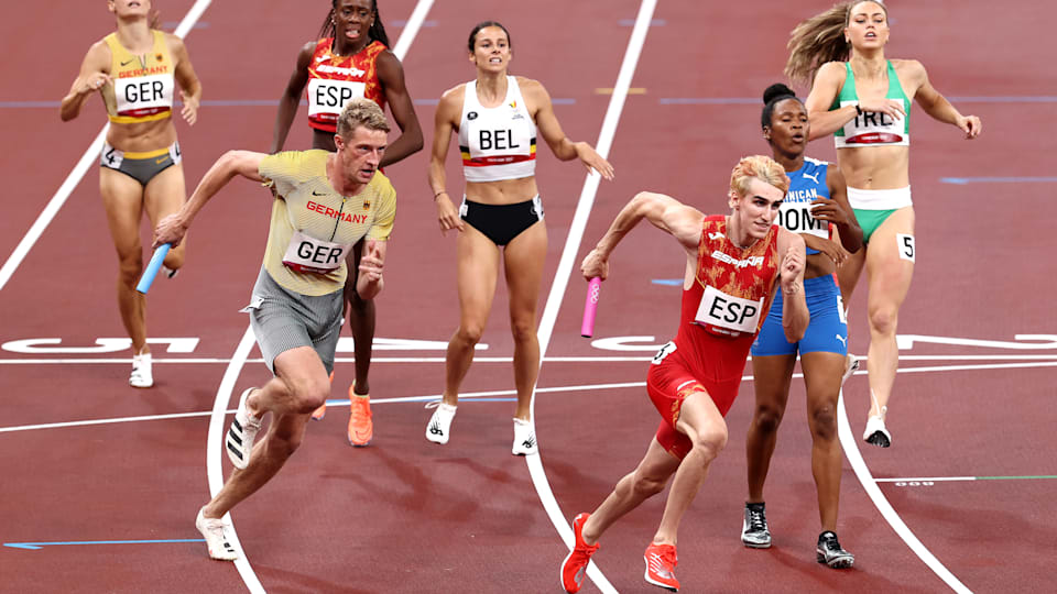 What is the new athletics mixed relay event?