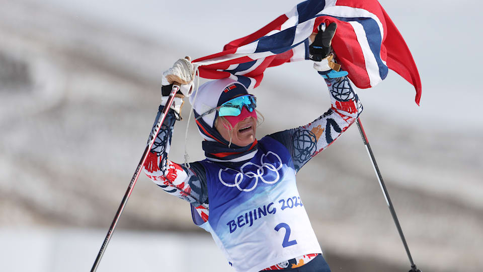Therese Johaug wins third Beijing 2022 gold in cross-country skiing ...