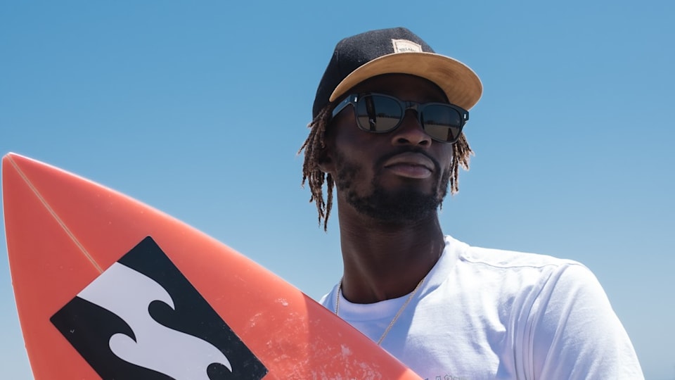 Senegal's surfing champion Cherif Fall chasing Paris 2024