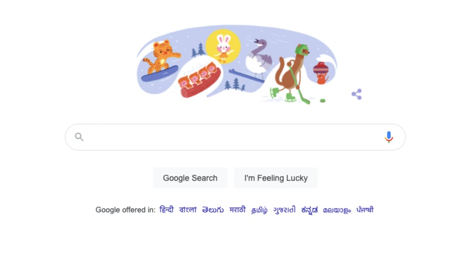 Winter Olympics: Google Doodle marks start of Beijing 2022