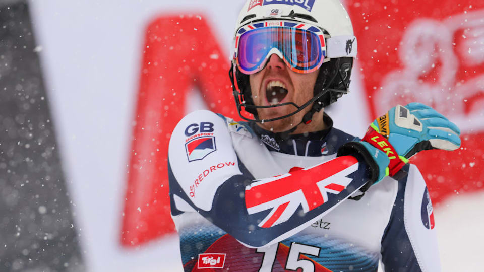 Dave Ryding wins Britain's first ever ski World Cup