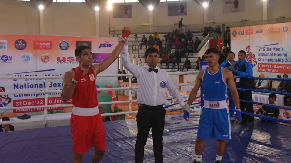 Men's National Boxing Championships 2022: Mohammad Hussamuddin makes ...
