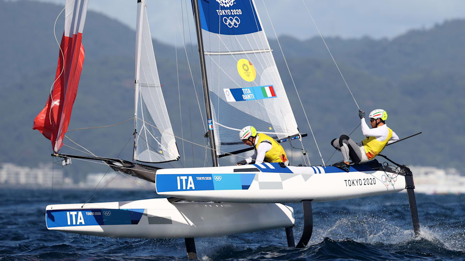 Italy win mixed foiling nacra 17 gold at the Tokyo 2020 Olympics