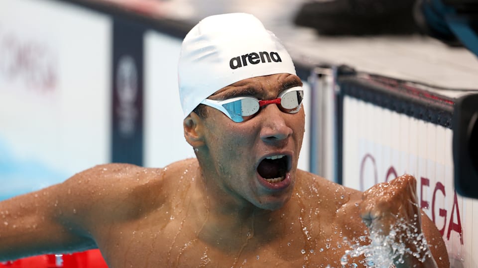 Tunisian star Ahmed Hafnaoui returns to competition with an impressive ...