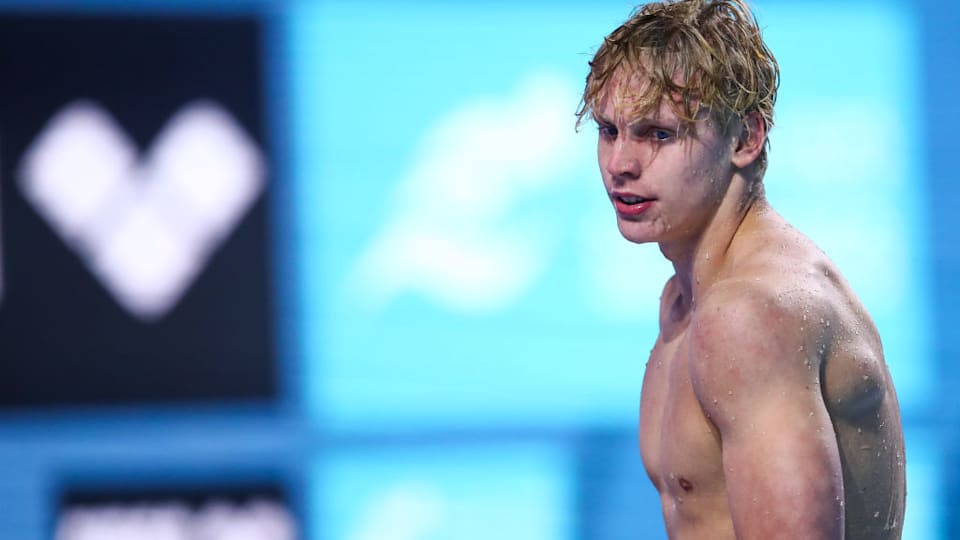 The South African's 200m freestyle victory over Kyle Chalmers takes him ...