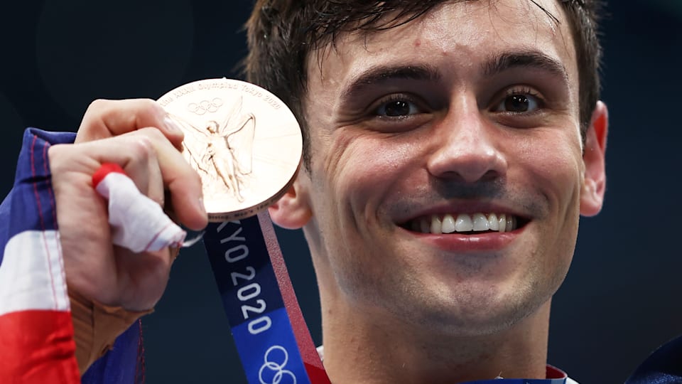 Tom Daley "over the moon" after gold and bronze at Tokyo Olympics