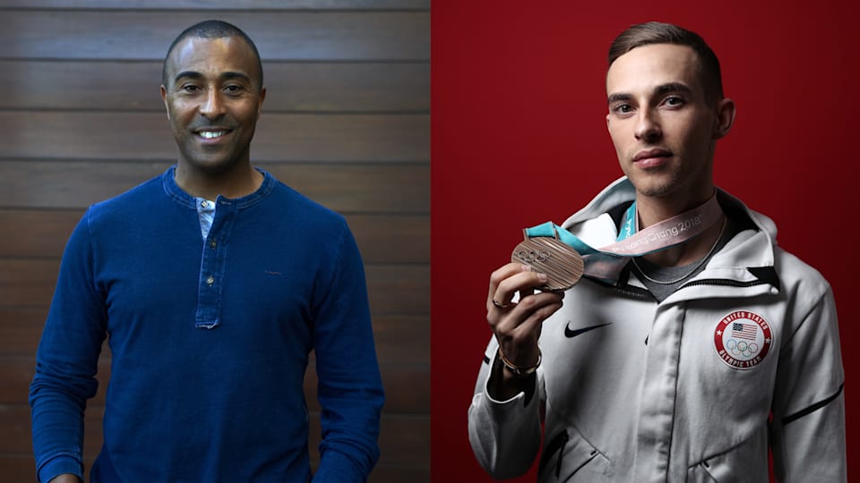 What do Colin Jackson and Adam Rippon have in common?