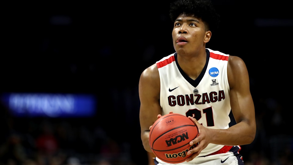 Gonzaga forward Rui Hachimura takes part in NBA draft