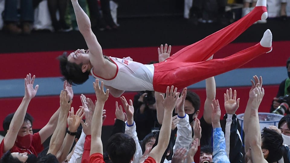 Gymnastics legend Kohei Uchimura bows out in front of adoring fans in Tokyo