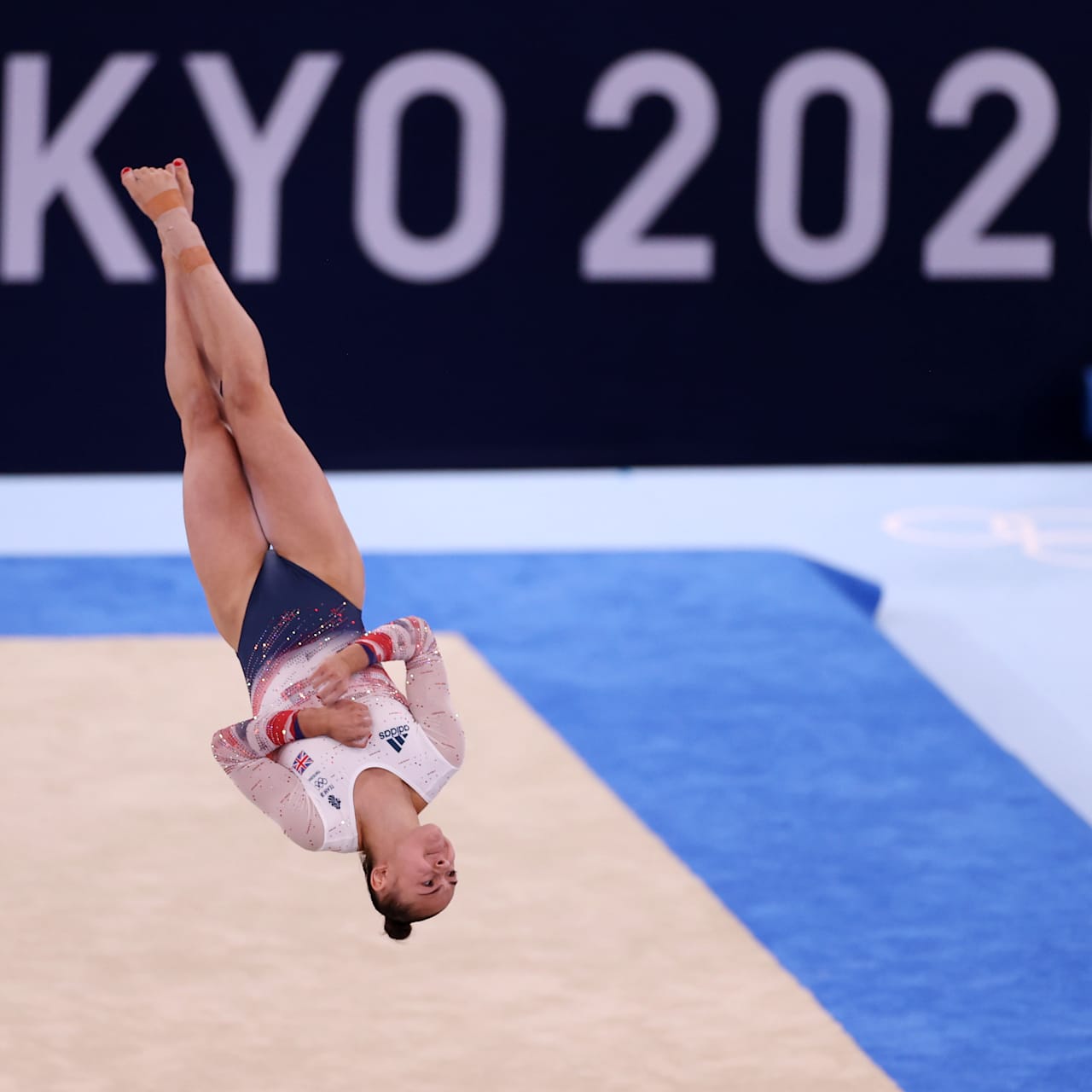 Gymnasts On Floor