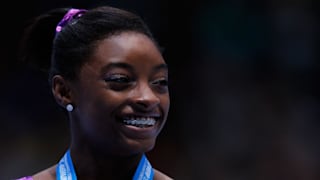 Simone Biles wins vault silver in 2013