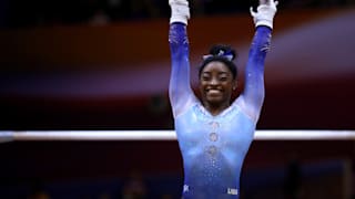 Simone Biles wins first uneven bars World medal in 2018