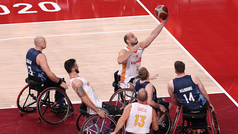 Basketball en fauteuil roulant photos - Jour 12