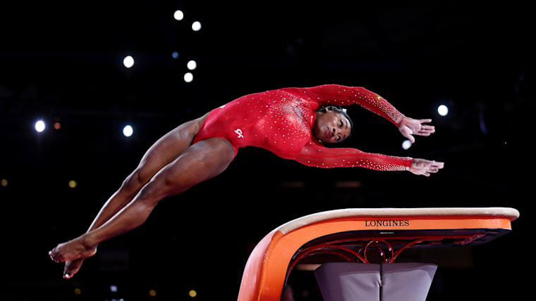 Simone Biles wins the vault at the 2019 World Artistic Gymnastics ...