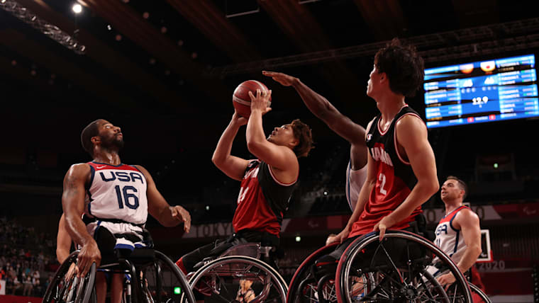 Basketball en fauteuil roulant photos - Jour 12