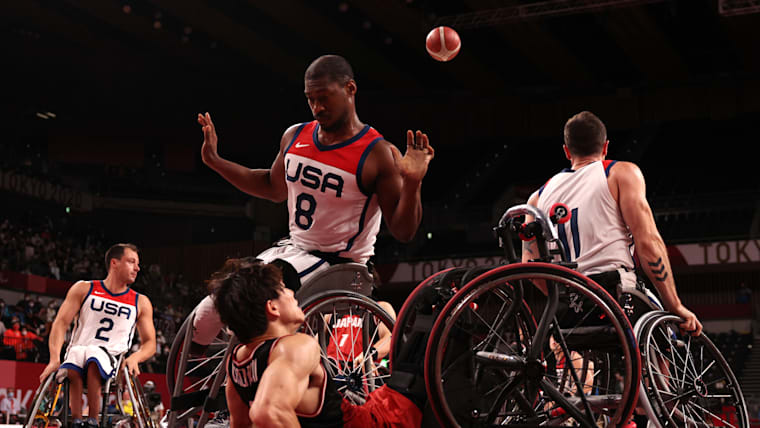 Basketball en fauteuil roulant photos - Jour 12