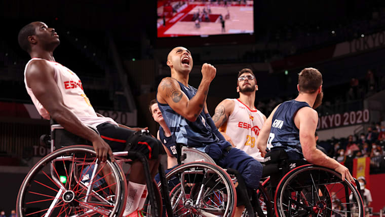 Basketball en fauteuil roulant photos - Jour 12