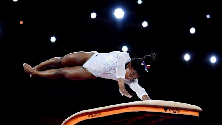 Simone Biles claims her fifth world all-around title in Stuttgart