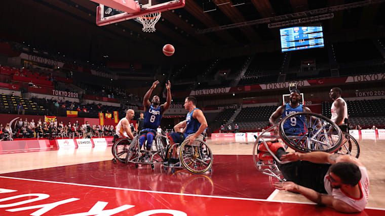 Basketball en fauteuil roulant photos - Jour 10