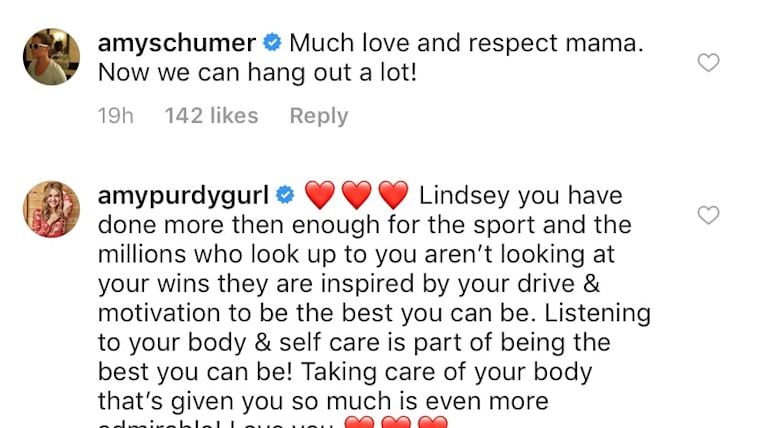 Lindsey Vonn Social Media tributes Lindsey Vonn Social Media tributes
