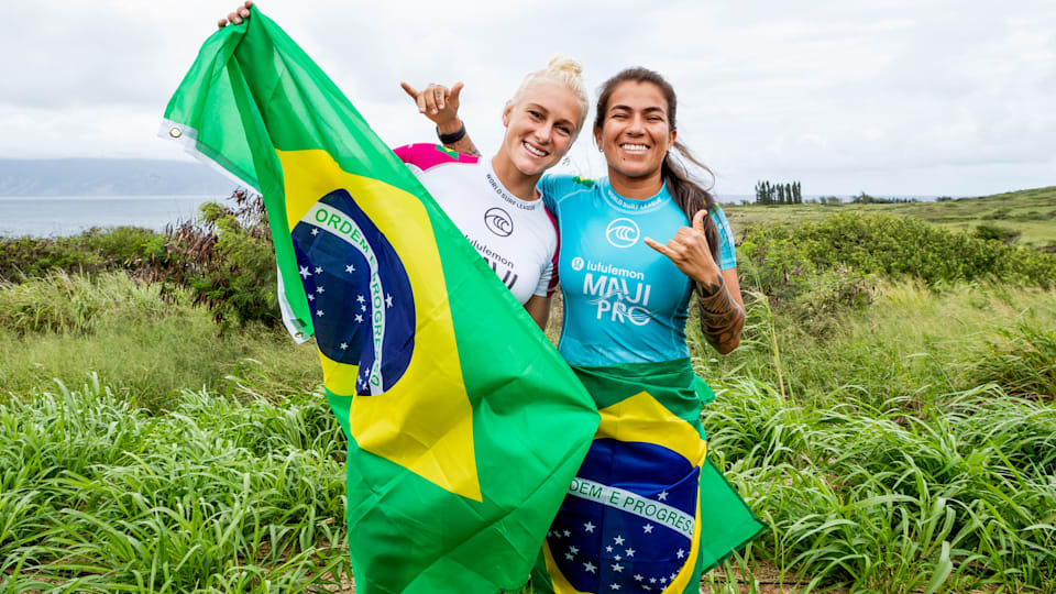 Women's WSL surfers going to the Olympics