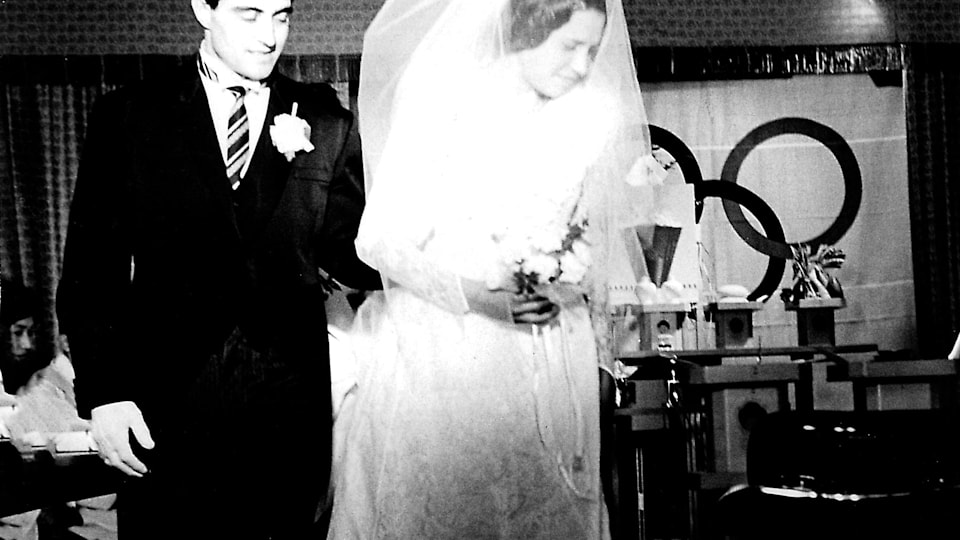 Diana Yorgova and Nikola Prodanov's wedding at Tokyo 1964