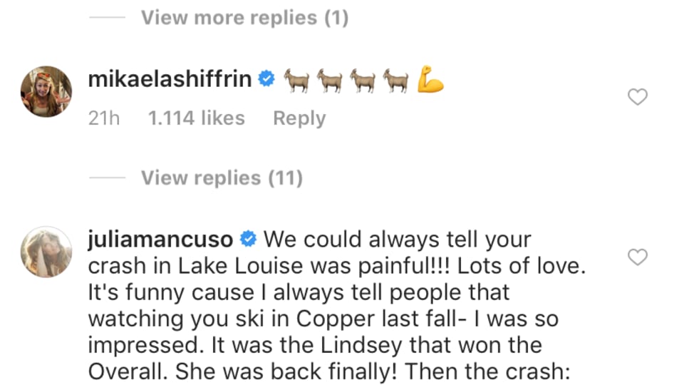 Lindsey Vonn Social Media tributes Lindsey Vonn Social Media tributes