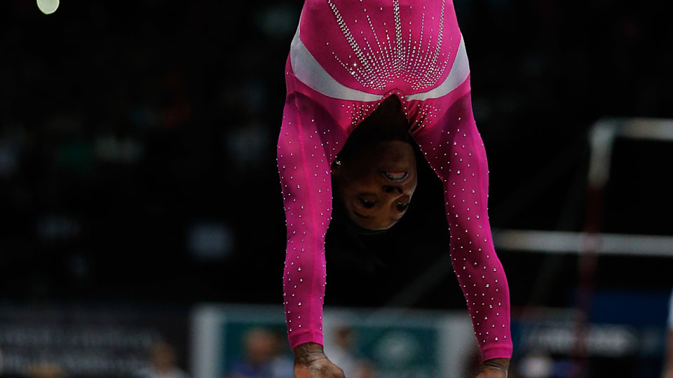 Simone Biles wins all-around gold in 2013