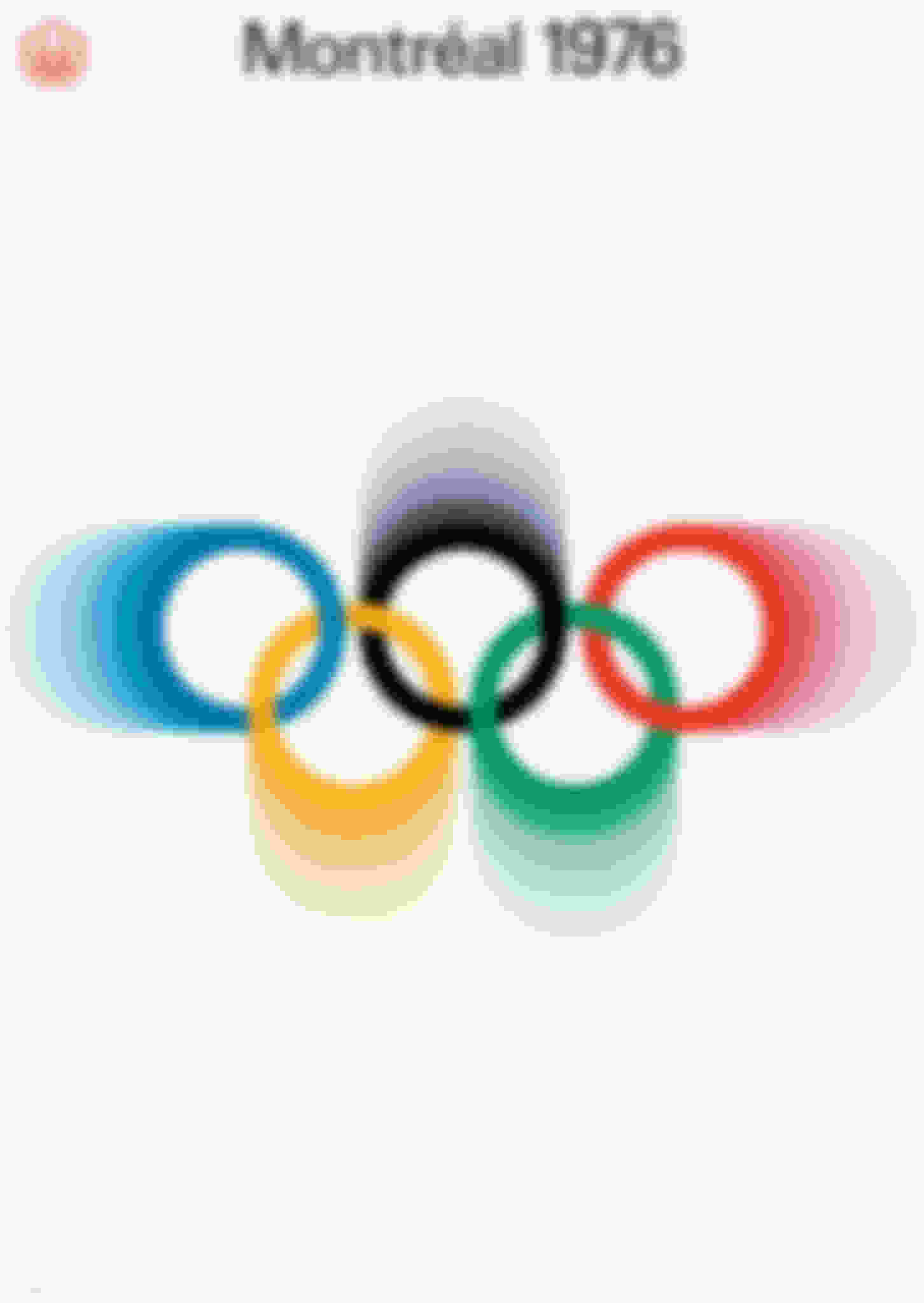 Montreal 1976 Olympic Logo Poster Design Look Of The Games