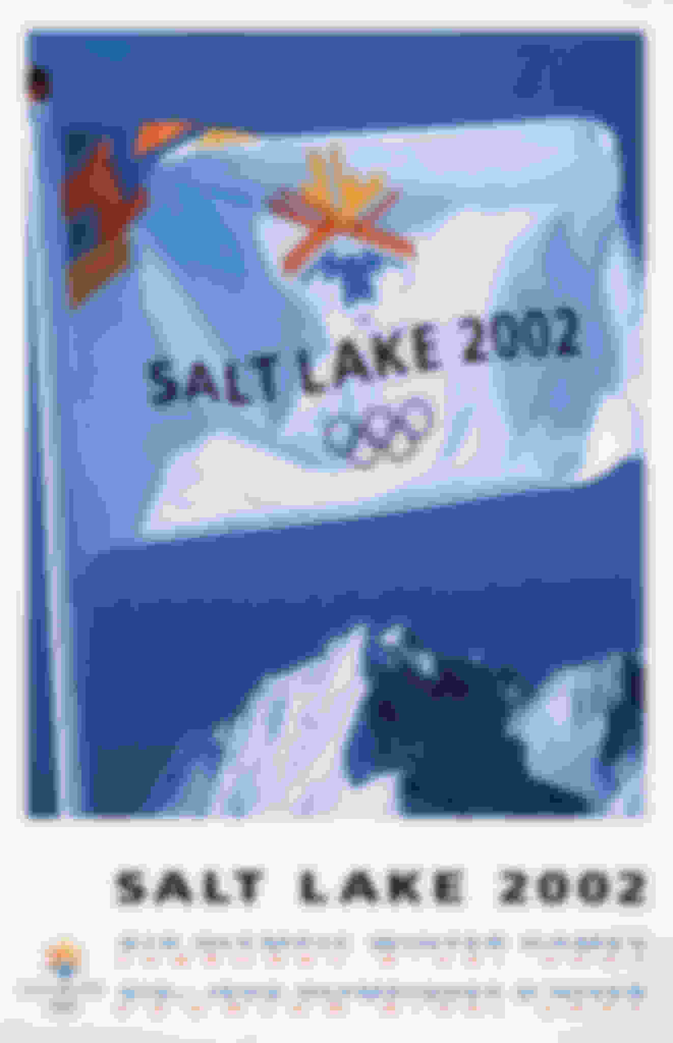 Salt Lake City 2002 Olympic logo, poster design & look of the games