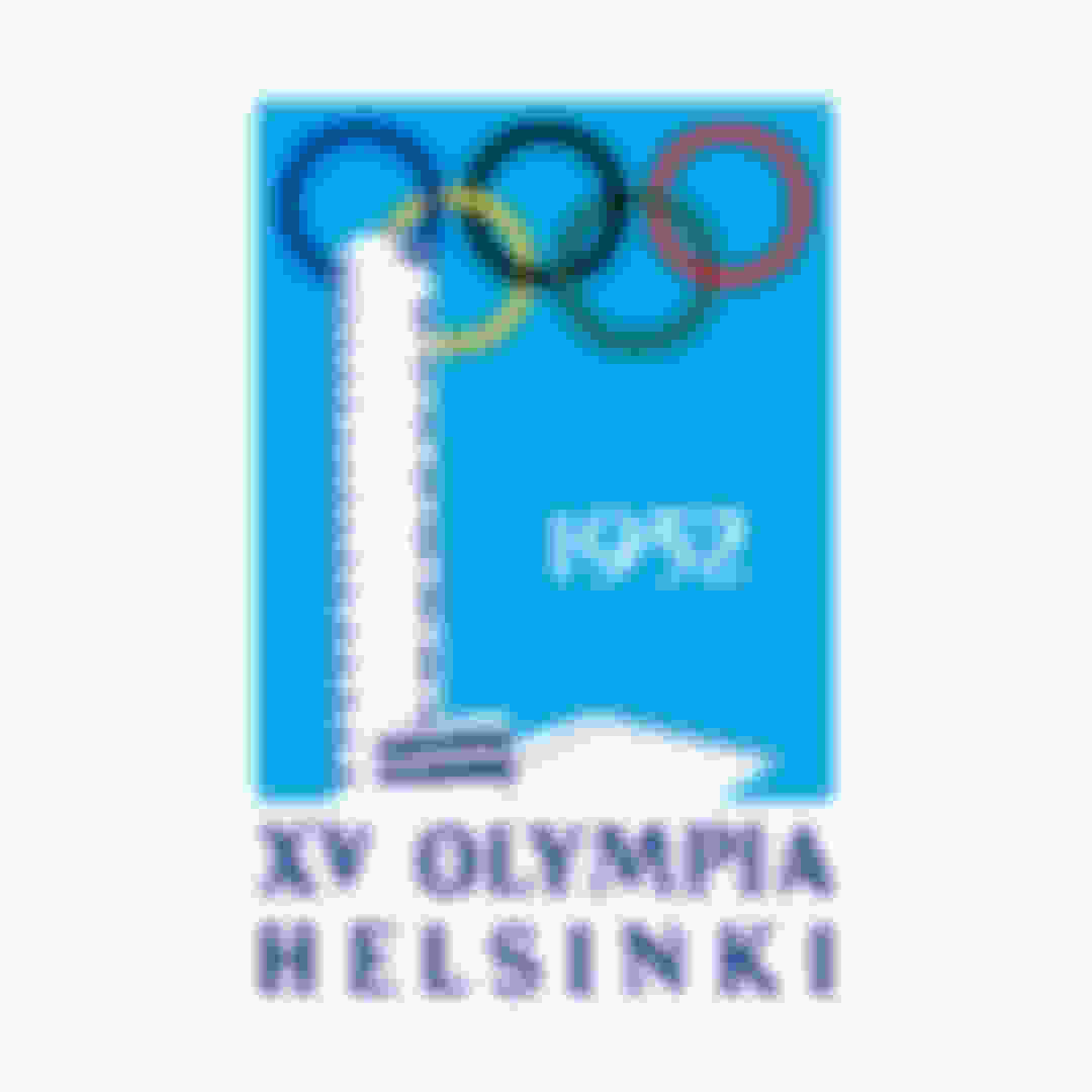 Helsinki 1952 Olympisches Logo, Plakatdesign & Look der Spiele
