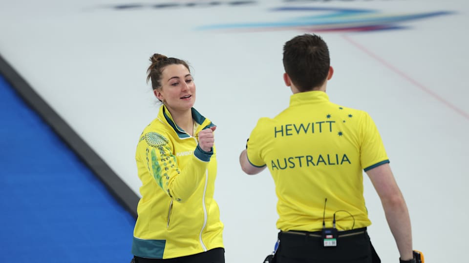 Olympic curling debutants Australia won their first match of the ...