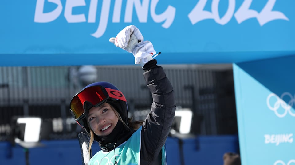Ailing (Eileen) Gu on making the big air final at Beijing 2022 ...