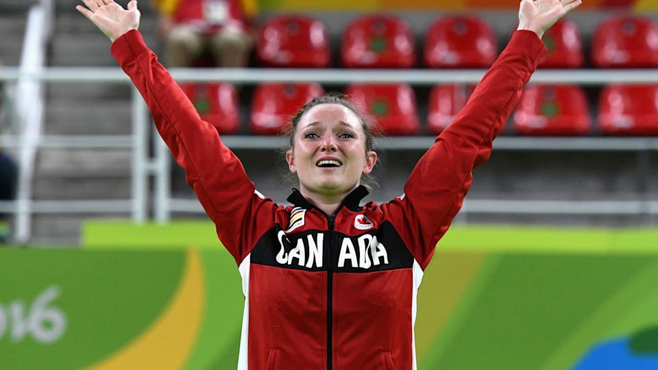 Double trampoline Olympic champion Rosie MacLennan announces retirement Double trampoline Olympic champion Rosie MacLennan announces retirement