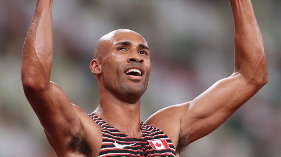 Damian Warner breaks Olympic record in men's decathlon