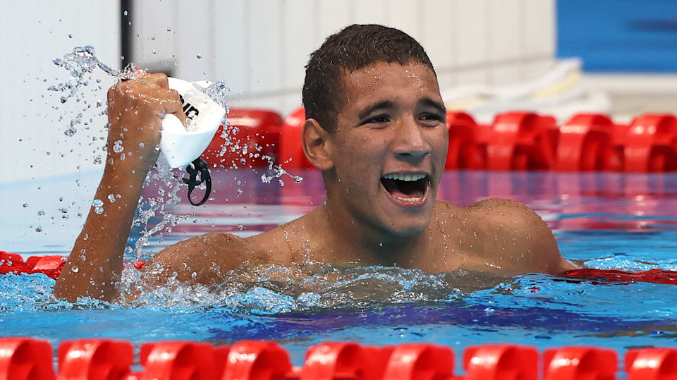 Il y a un an, le Tunisien Ahmed Hafnaoui remportait le titre olympique ...