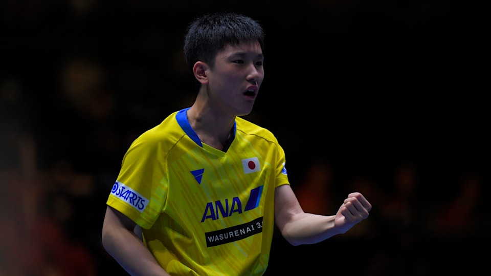 Japan's Tomokazu Harimoto suffers early World Championships exit