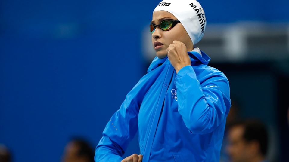 Refugee swimmer Yusra Mardini returns to the Olympics, swims 100m butterfly