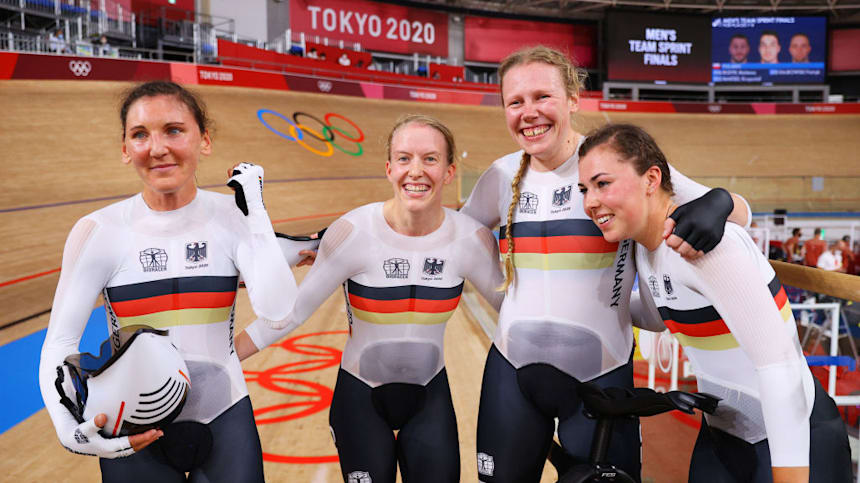Germany win team pursuit gold in new world record at Tokyo 2020 Olympic ...