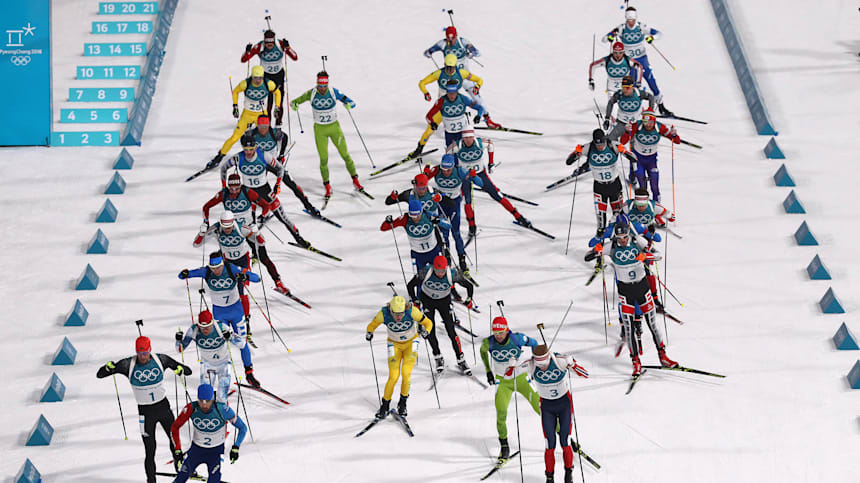 What are the differences between the biathlon disciplines?