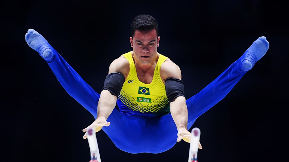 Caio Souza leva o bronze nas barras paralelas em etapa da Croácia da ...