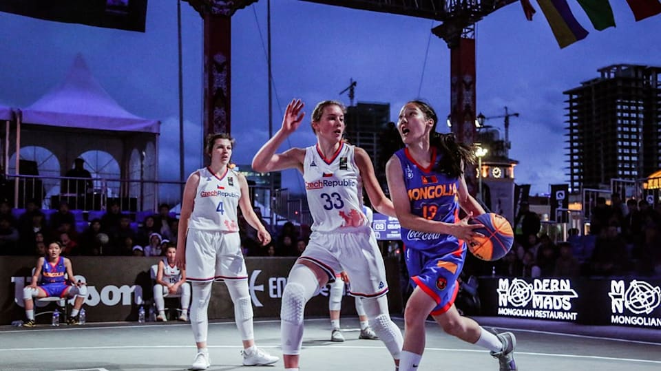 Mongolia women make history at 3x3 basketball