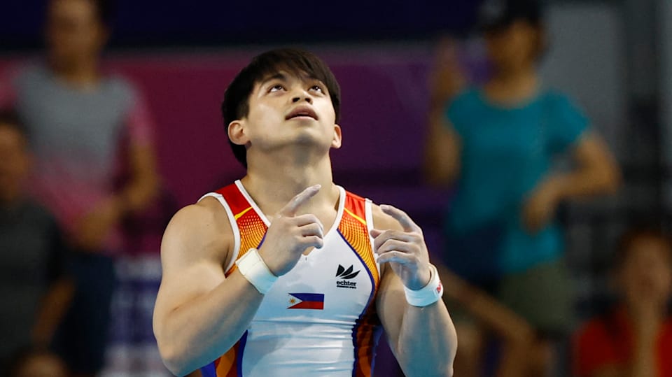 Carlos Yulo punches Worlds ticket as Chinese men claim gold at Asian ...