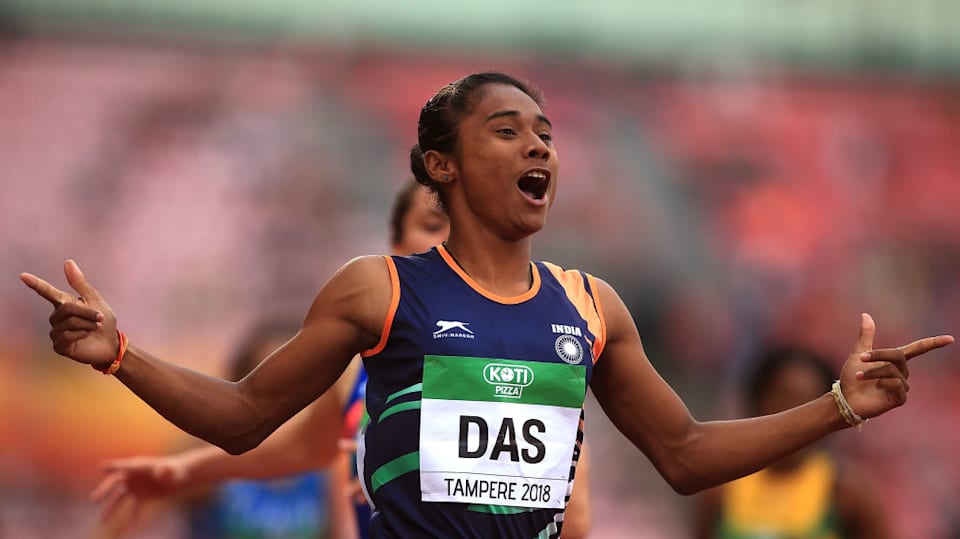 Indian Grand Prix athletics 2023: Hima Das wins gold; Ancy Sojan ...