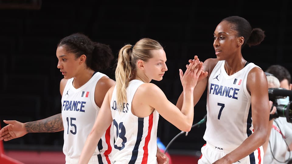 L'équipe de France va préparer l'EuroBasket féminin 2023 avec 23 joueuses dont Sandrine Gruda ...