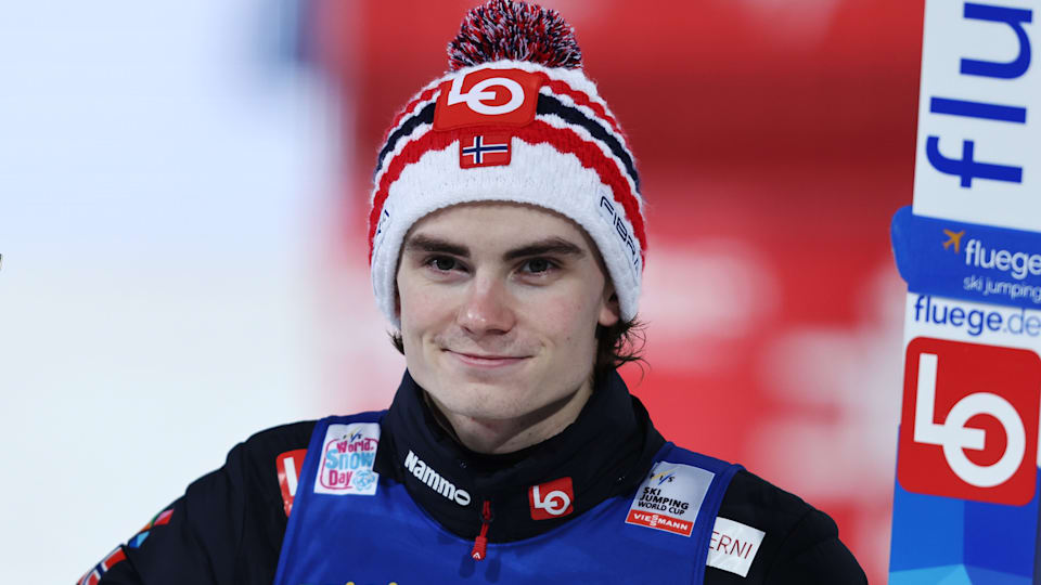 Olympic ski jumping champ Marius Lindvik completes day to remember for ... Olympic ski jumping champ Marius Lindvik completes day to remember for ...